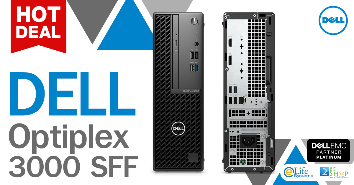 ช้อป DELL Optiplex 3000 SFF เลย! ราคาดี จัดส่งฟรี ช้อป DELL Optiplex 3000 SFF เลย! ราคาดี จัดส่งฟรี